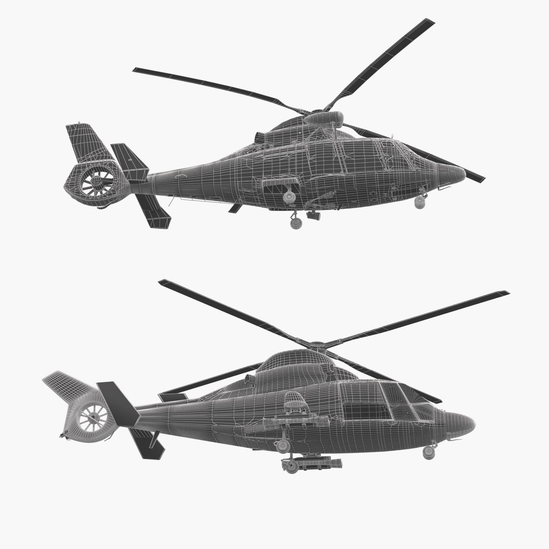 Helicopter Rotorcraft Aircraft 3D Model - TurboSquid 1662369