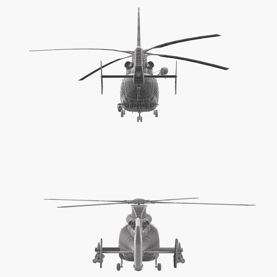 Helicopter Rotorcraft Aircraft 3D Model - TurboSquid 1662369