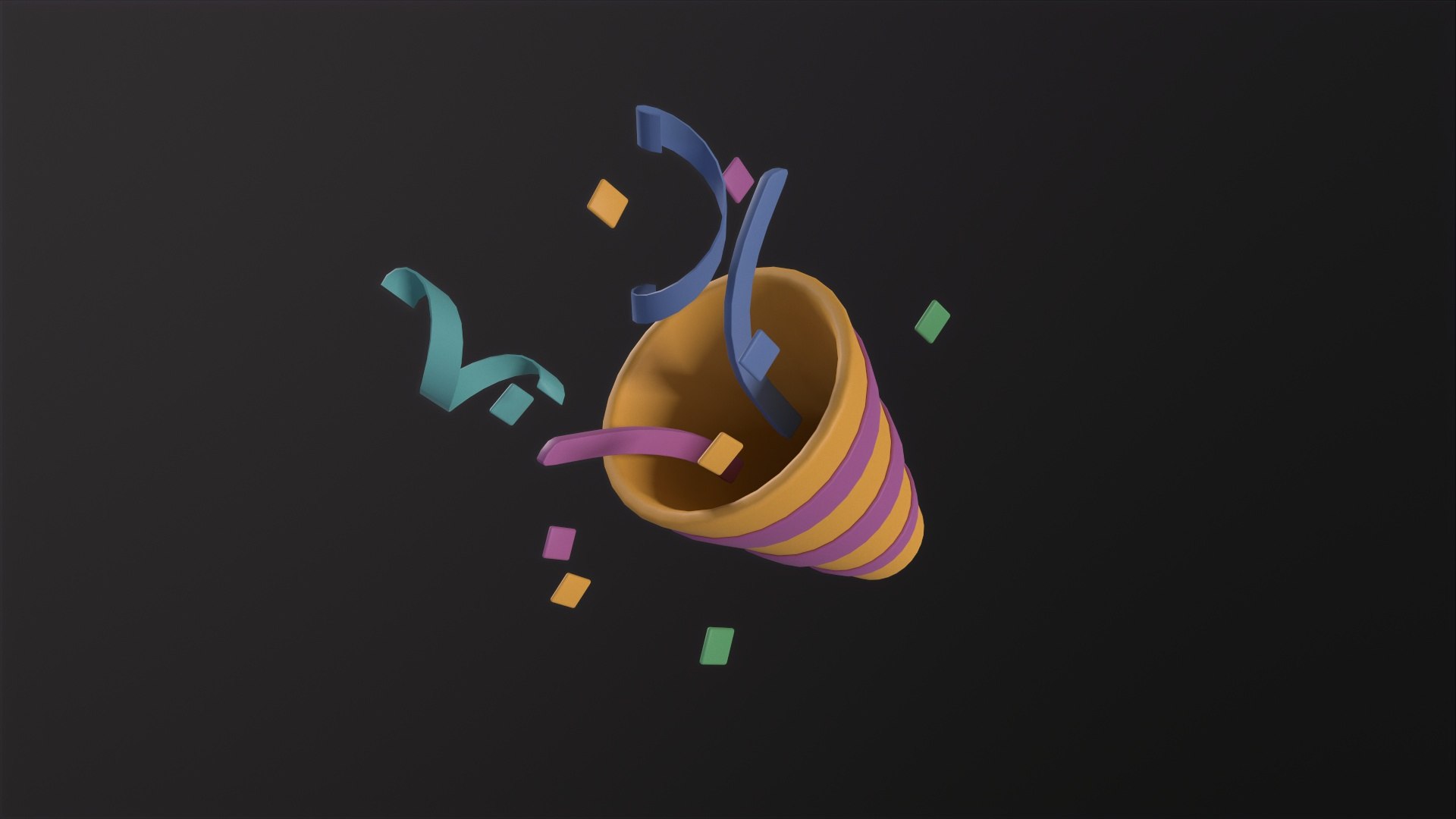 3D Model Party Popper - TurboSquid 2096264