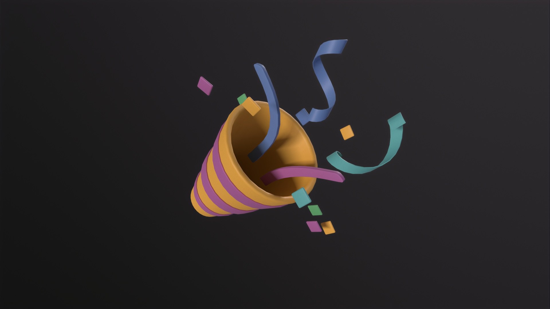 3D Model Party Popper - TurboSquid 2096264