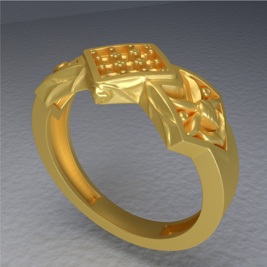 Emboss Ring 3D model - TurboSquid 2005675