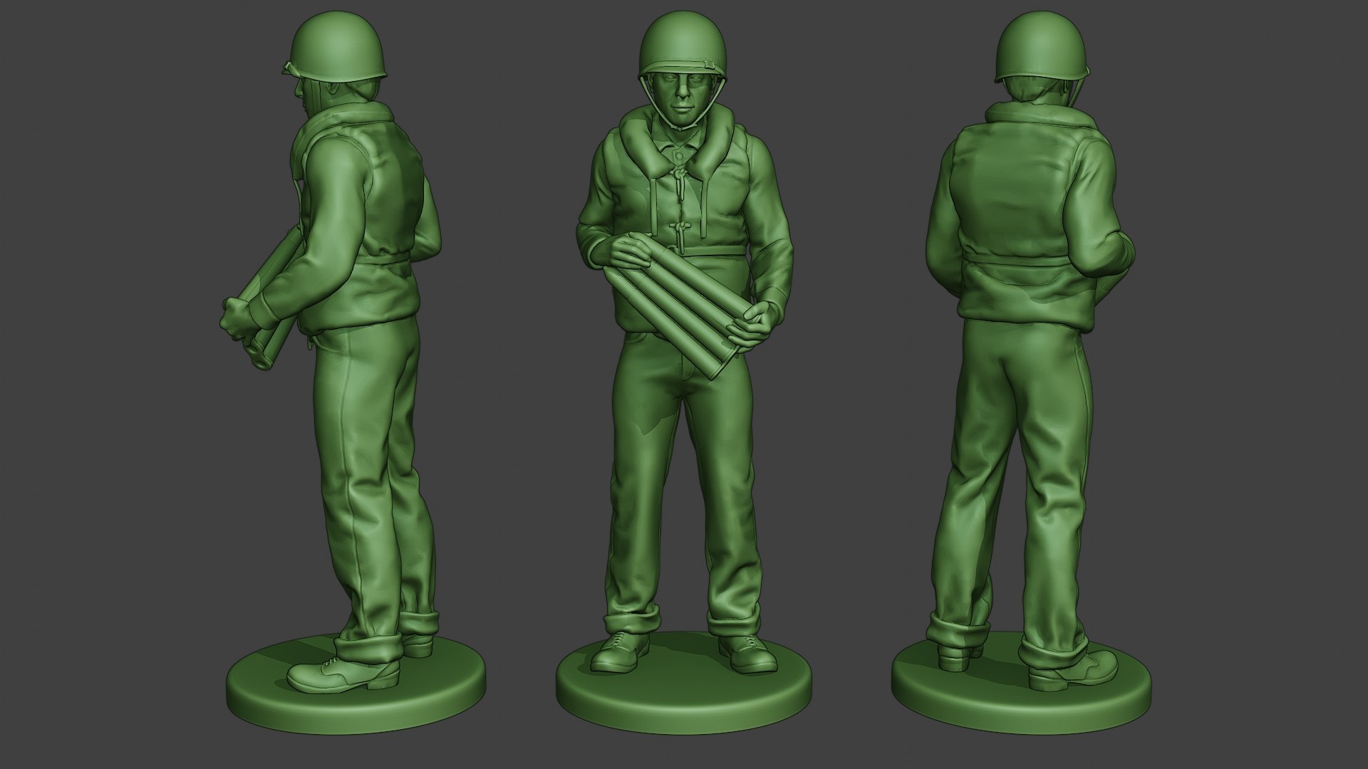 American soldier ww2 navy 3D model - TurboSquid 1665947