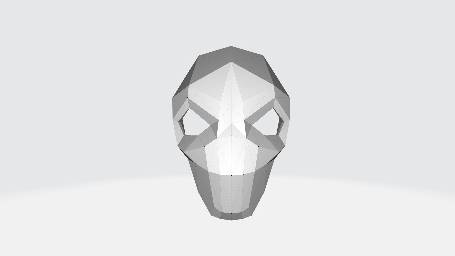 Low Poly Alien Mask Model - TurboSquid 2323382