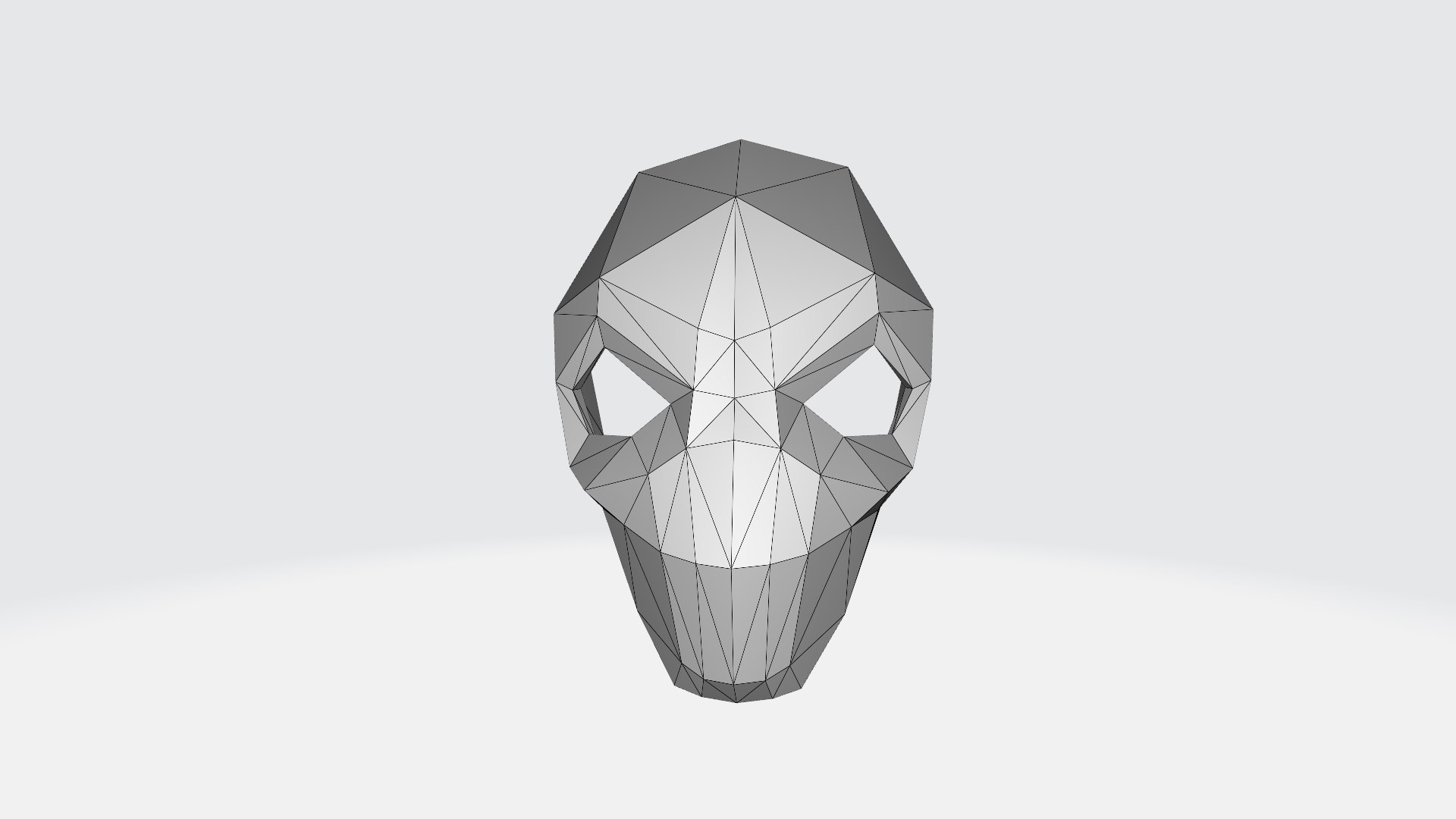 Low Poly Alien Mask Model - TurboSquid 2323382