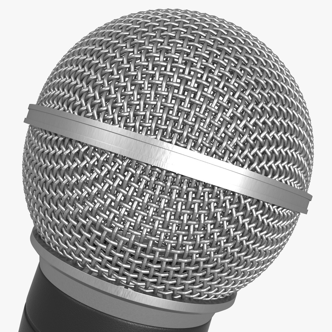 3d realistic microphone