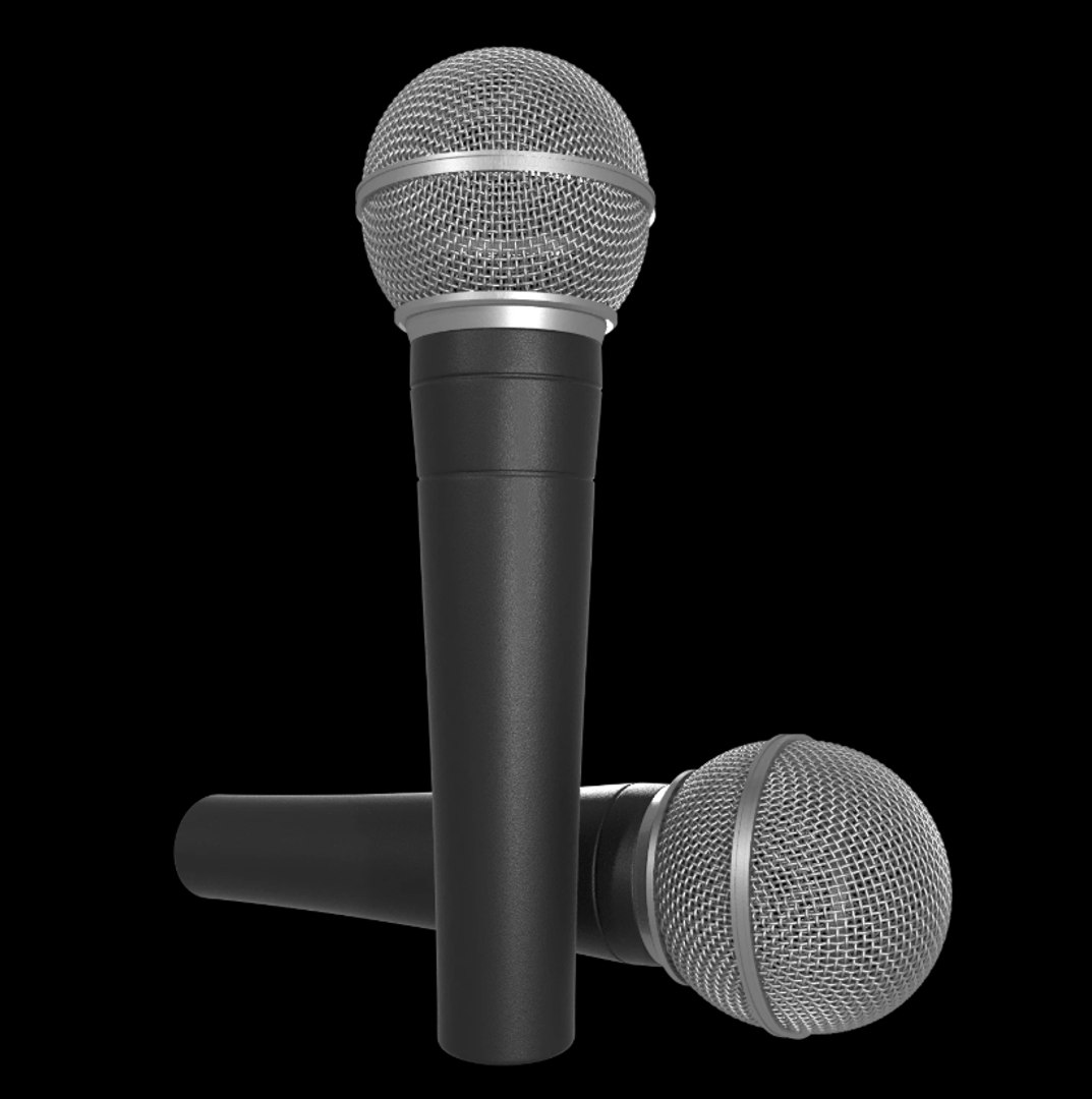3d realistic microphone