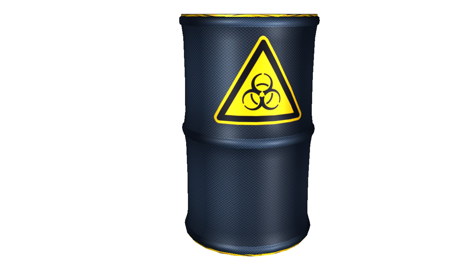 metal barrel biohazard x