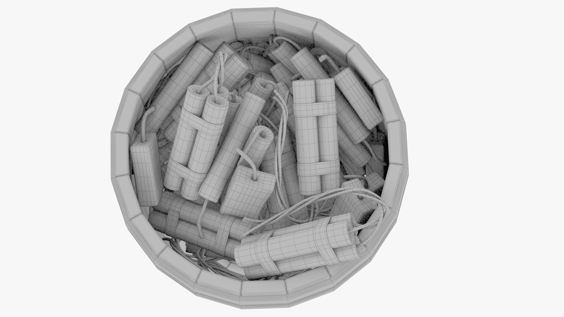 Tnt Barrel 3D Model - TurboSquid 1452213