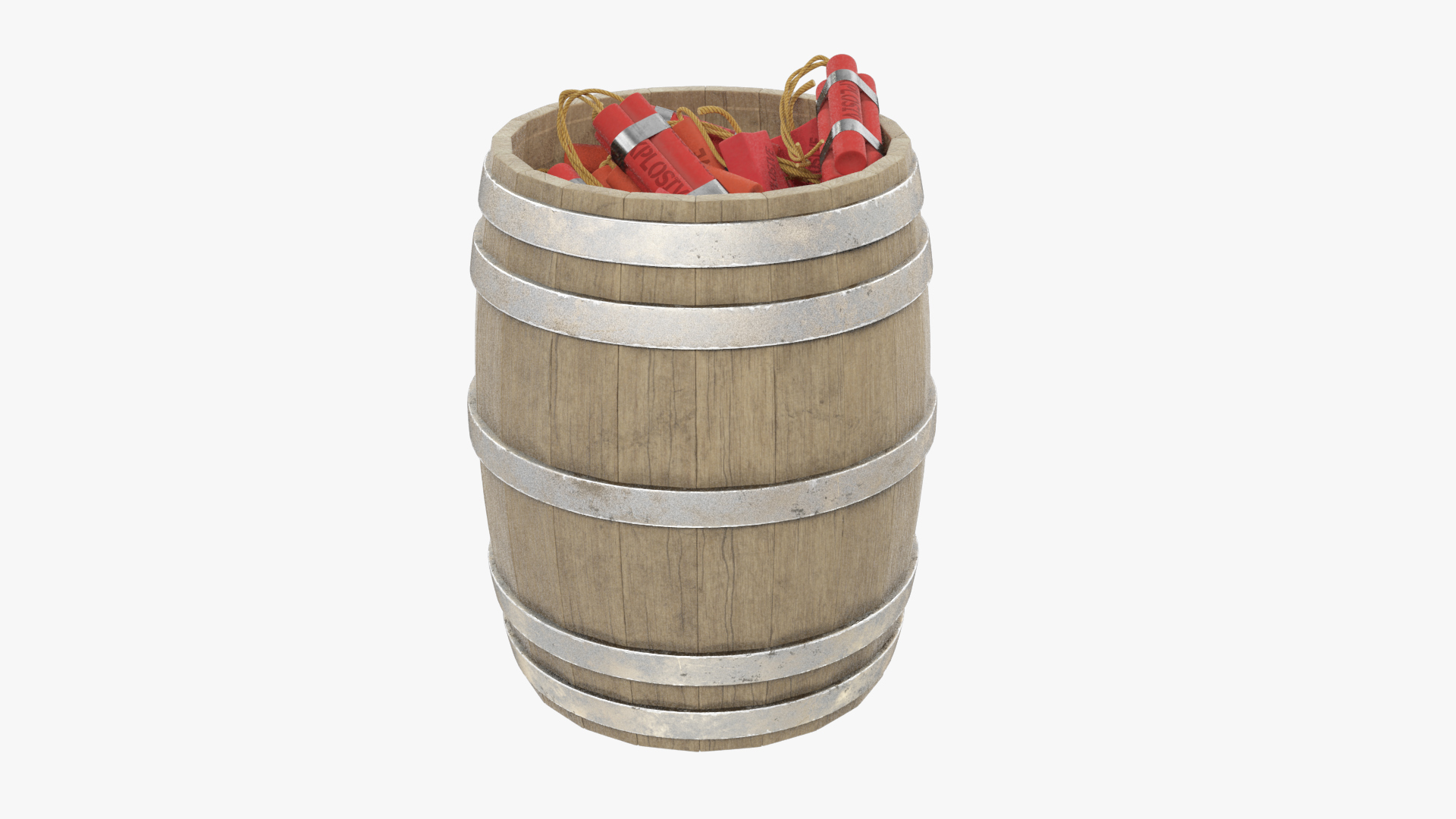 Tnt Barrel 3D Model - TurboSquid 1452213