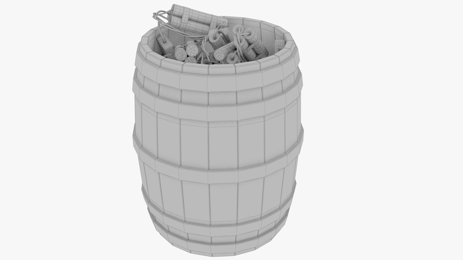 Tnt Barrel 3D Model - TurboSquid 1452213