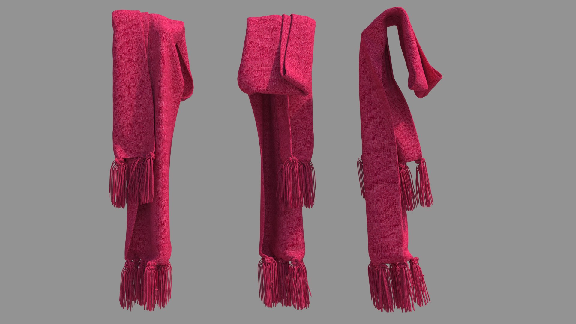 Scarf 3D Model - TurboSquid 1975365