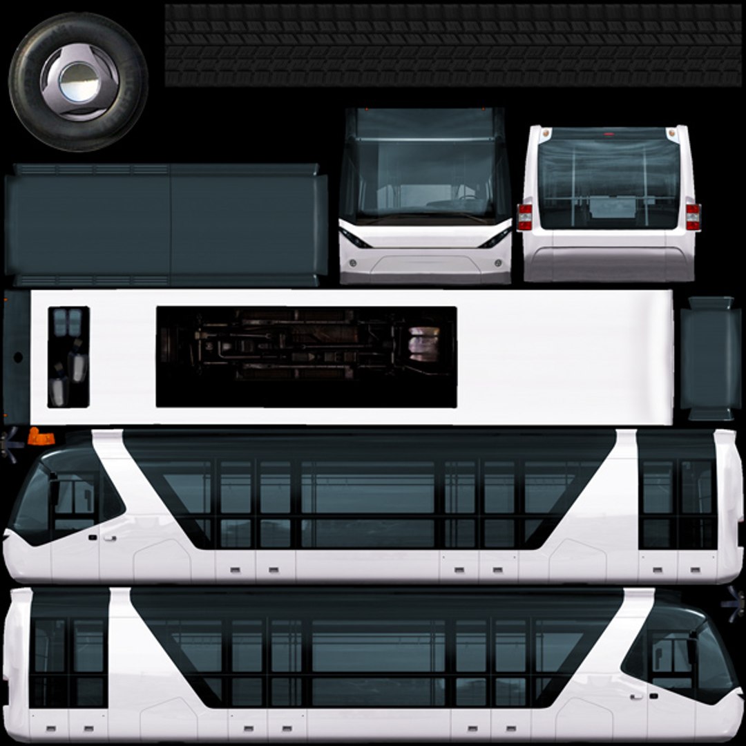 3D Generic Bus Model - TurboSquid 1472111