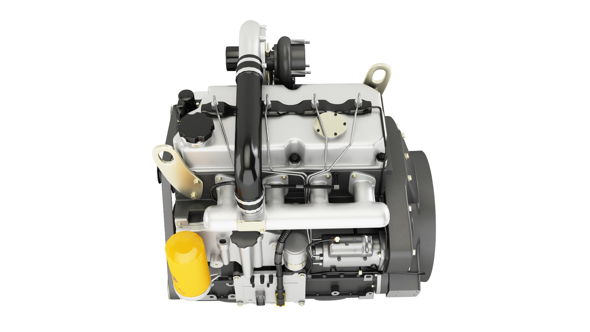 3D JCB Tier 3 Base Engine - TurboSquid 2087079