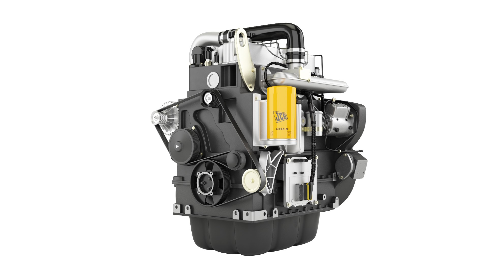 3D JCB Tier 3 Base Engine - TurboSquid 2087079