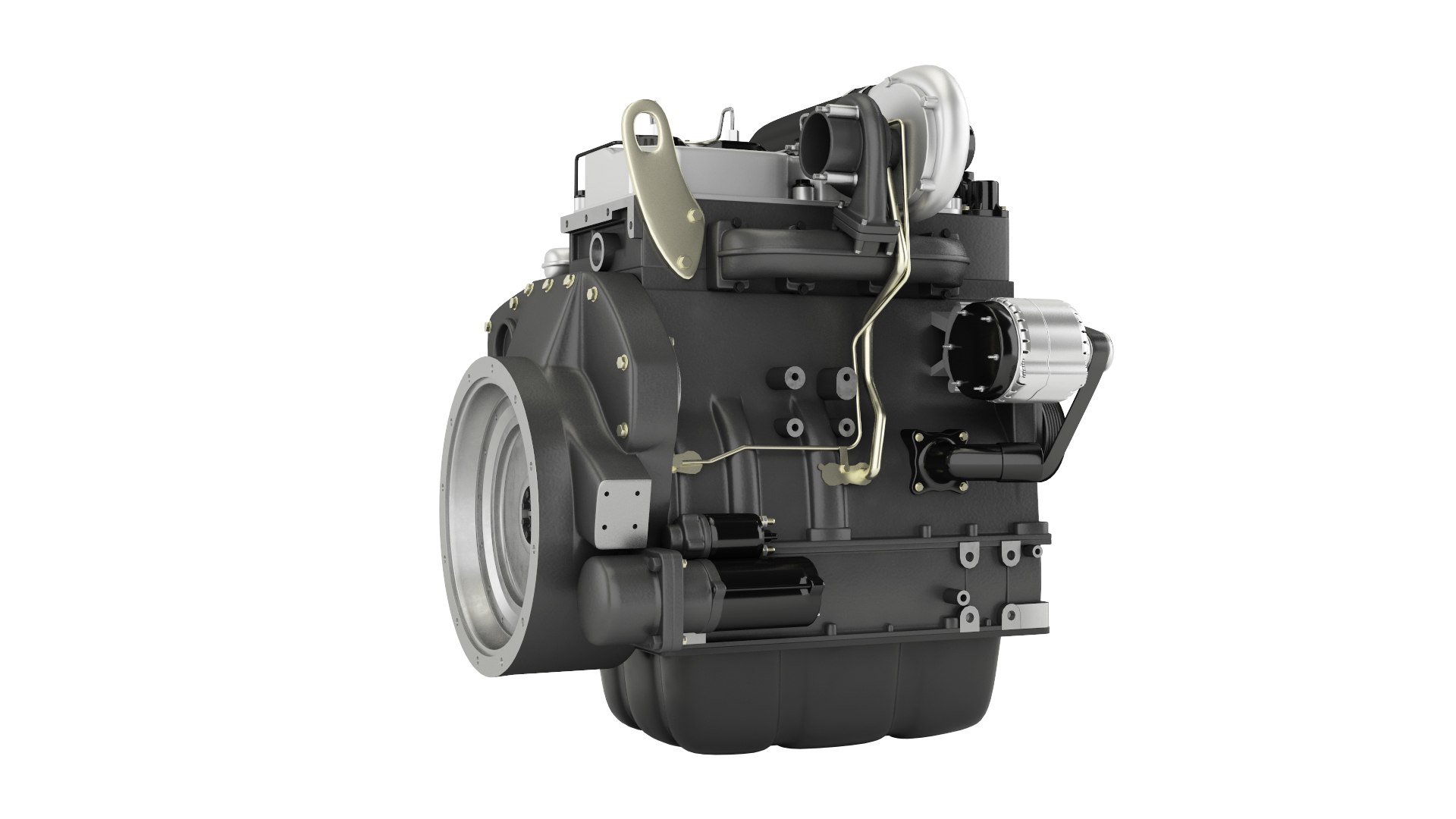 3D JCB Tier 3 Base Engine - TurboSquid 2087079