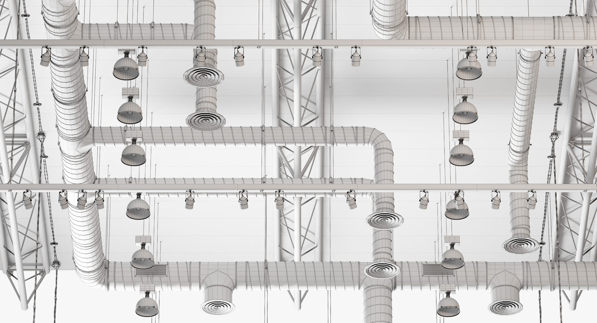 Ceiling ventilation 9 3D model - TurboSquid 1361324