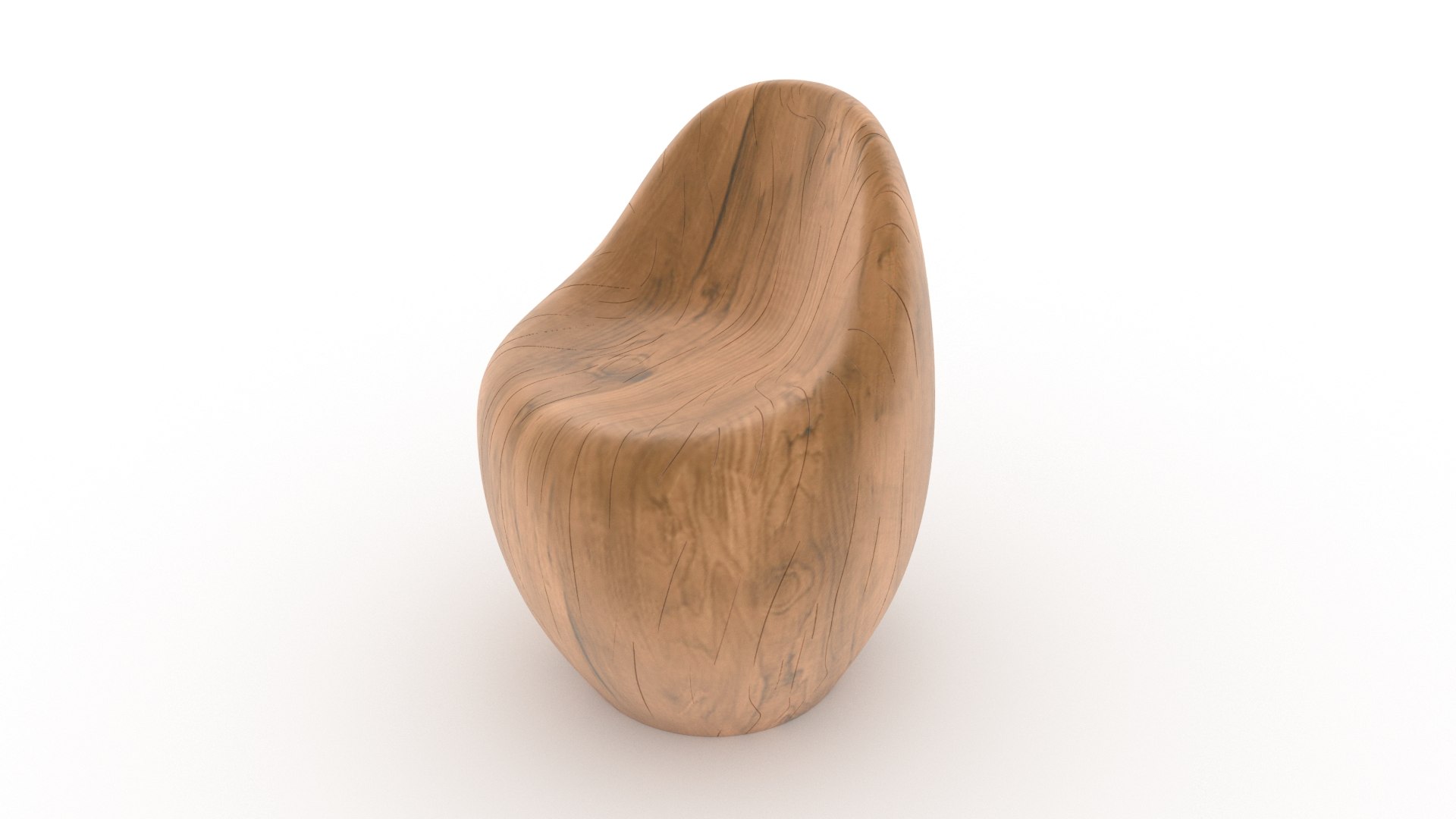 3D Wood Chair Model 3D Model - TurboSquid 1886355