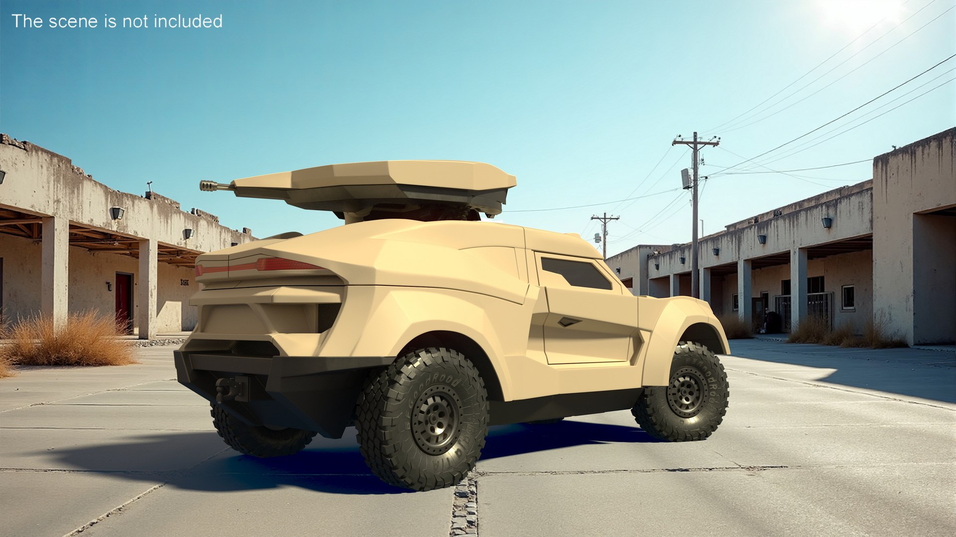 Heavy Off Road Vehicle Tire With Rim 3D Model - TurboSquid 2323198