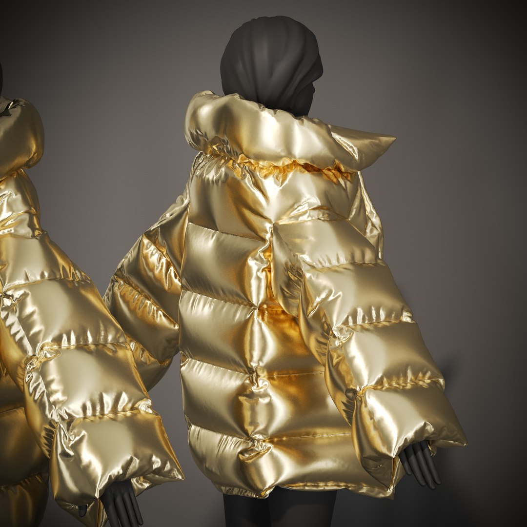 3D Puffer Jacket model - TurboSquid 2045034