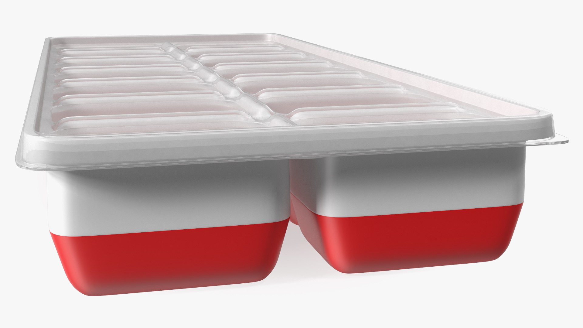 Silicone Ice Tray Red 3D - TurboSquid 2078076