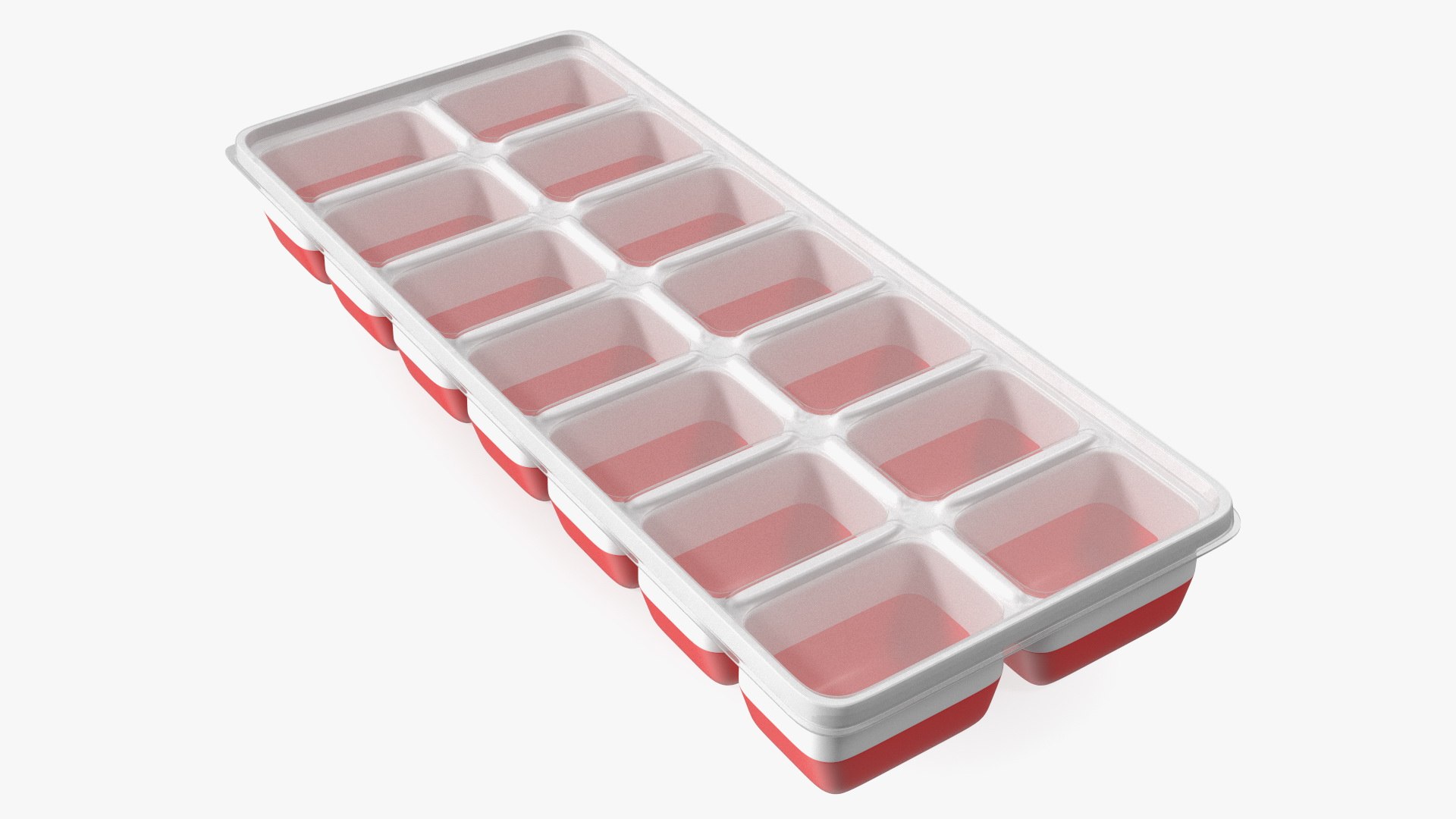 Silicone Ice Tray Red 3D - TurboSquid 2078076