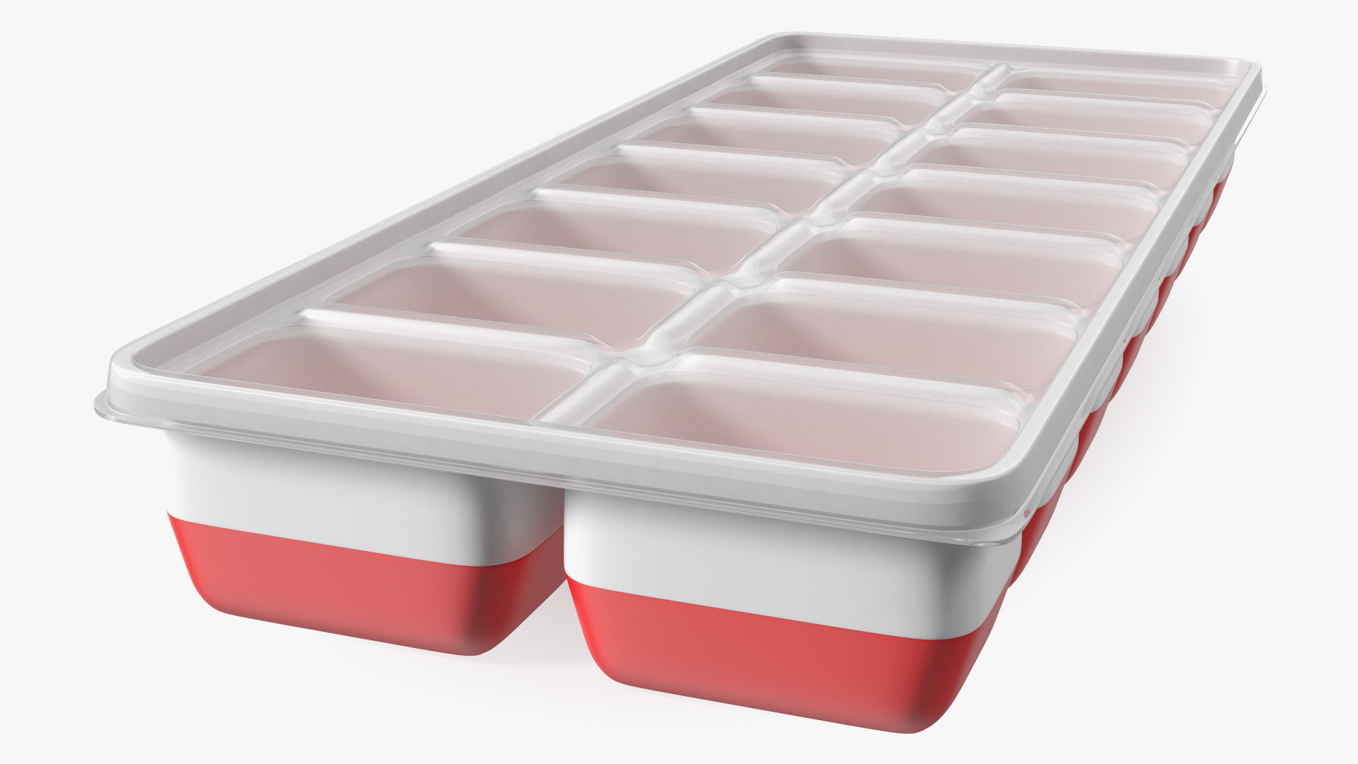 Silicone Ice Tray Red 3D - TurboSquid 2078076