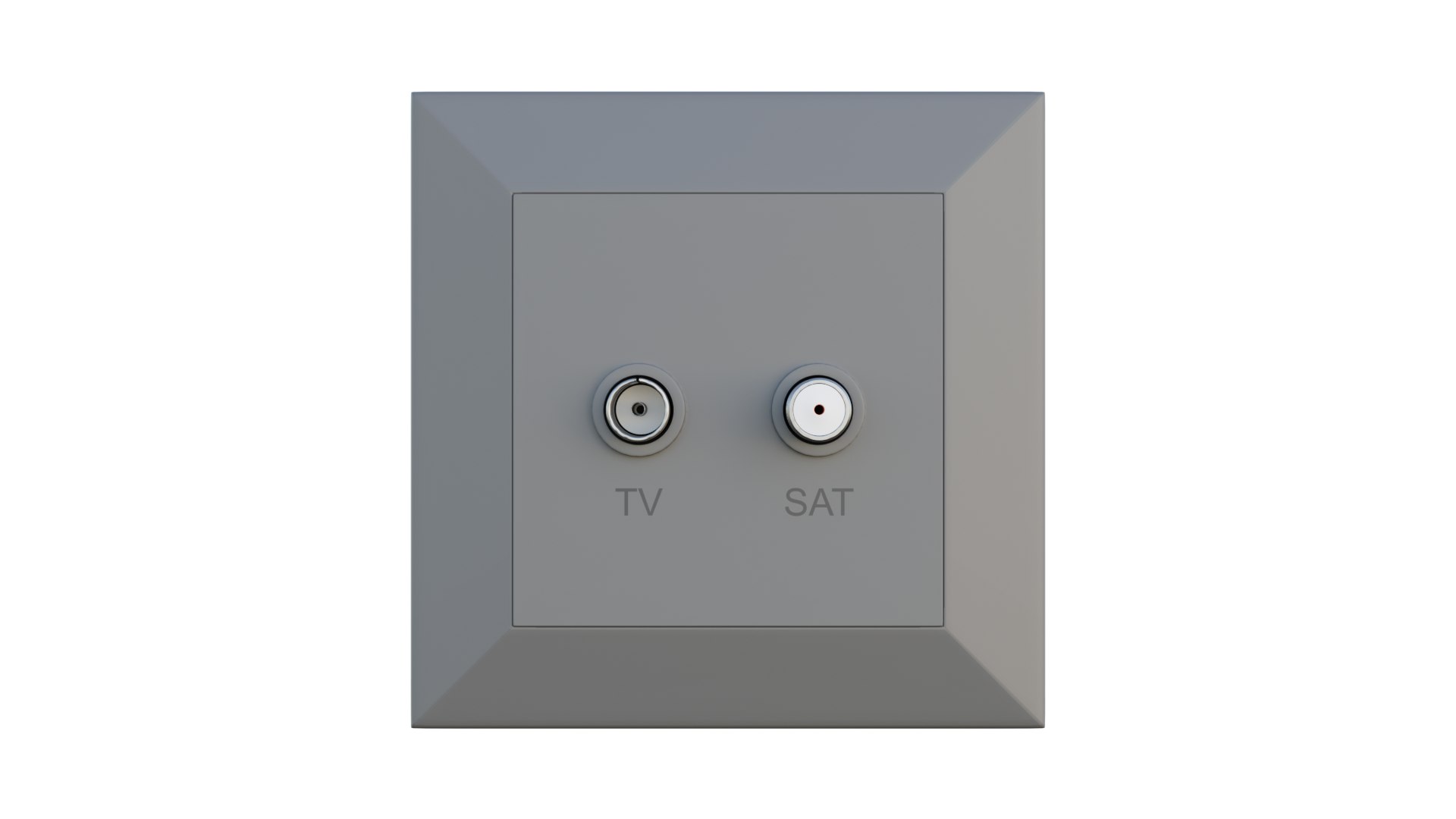 TV Wall Socket 3D Model - TurboSquid 1812824
