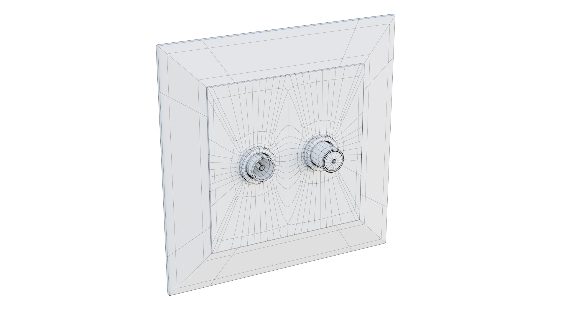 TV Wall Socket 3D Model - TurboSquid 1812824