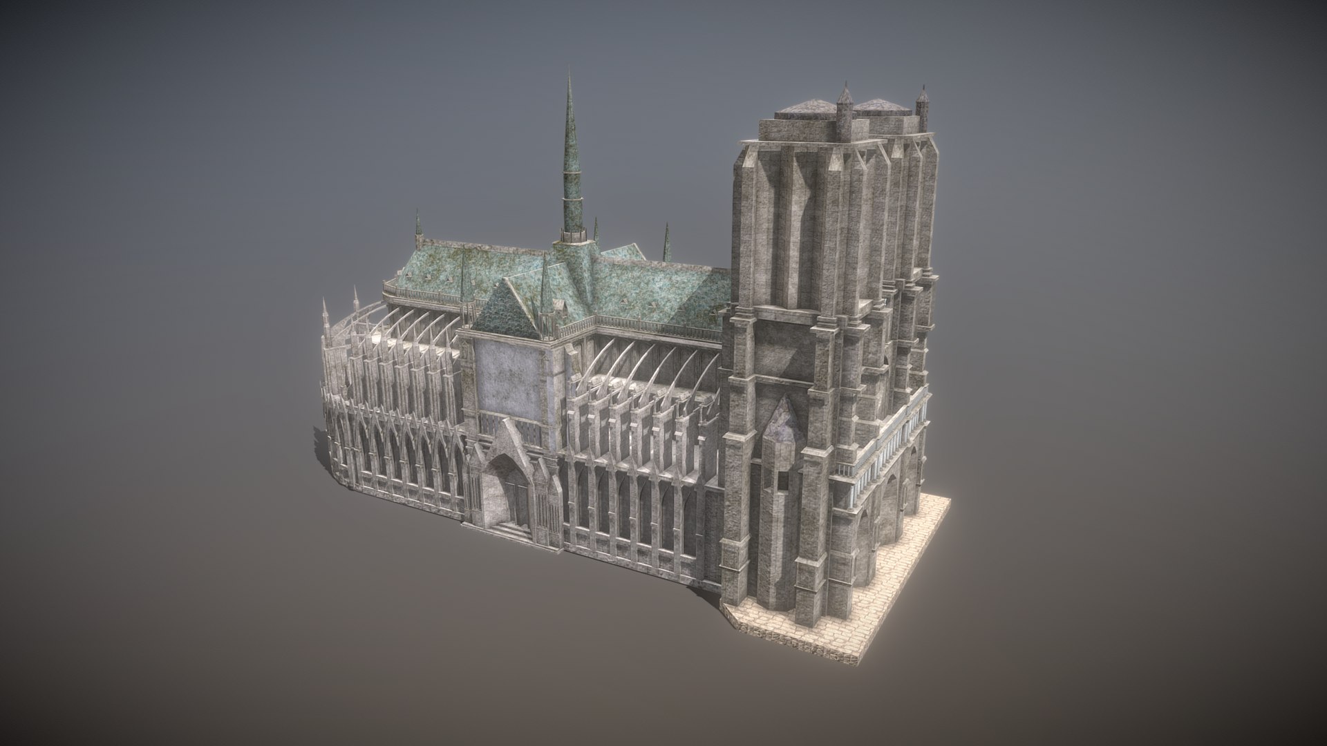 Notre-Dame De Paris 3D Model - TurboSquid 2015797