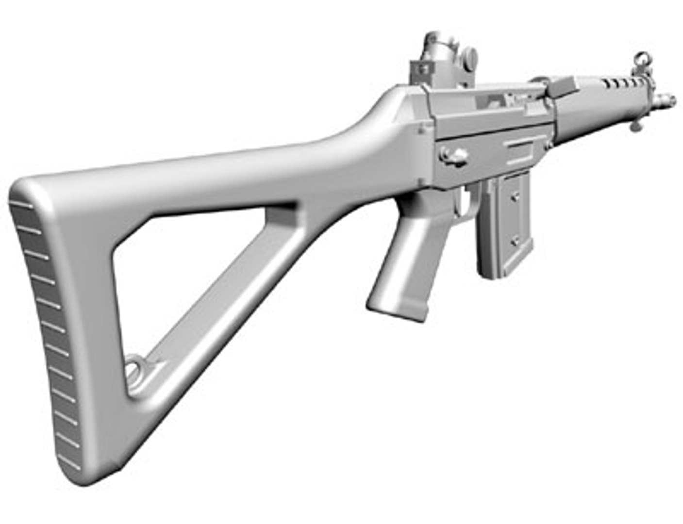 3d Sg550 Rifle Model