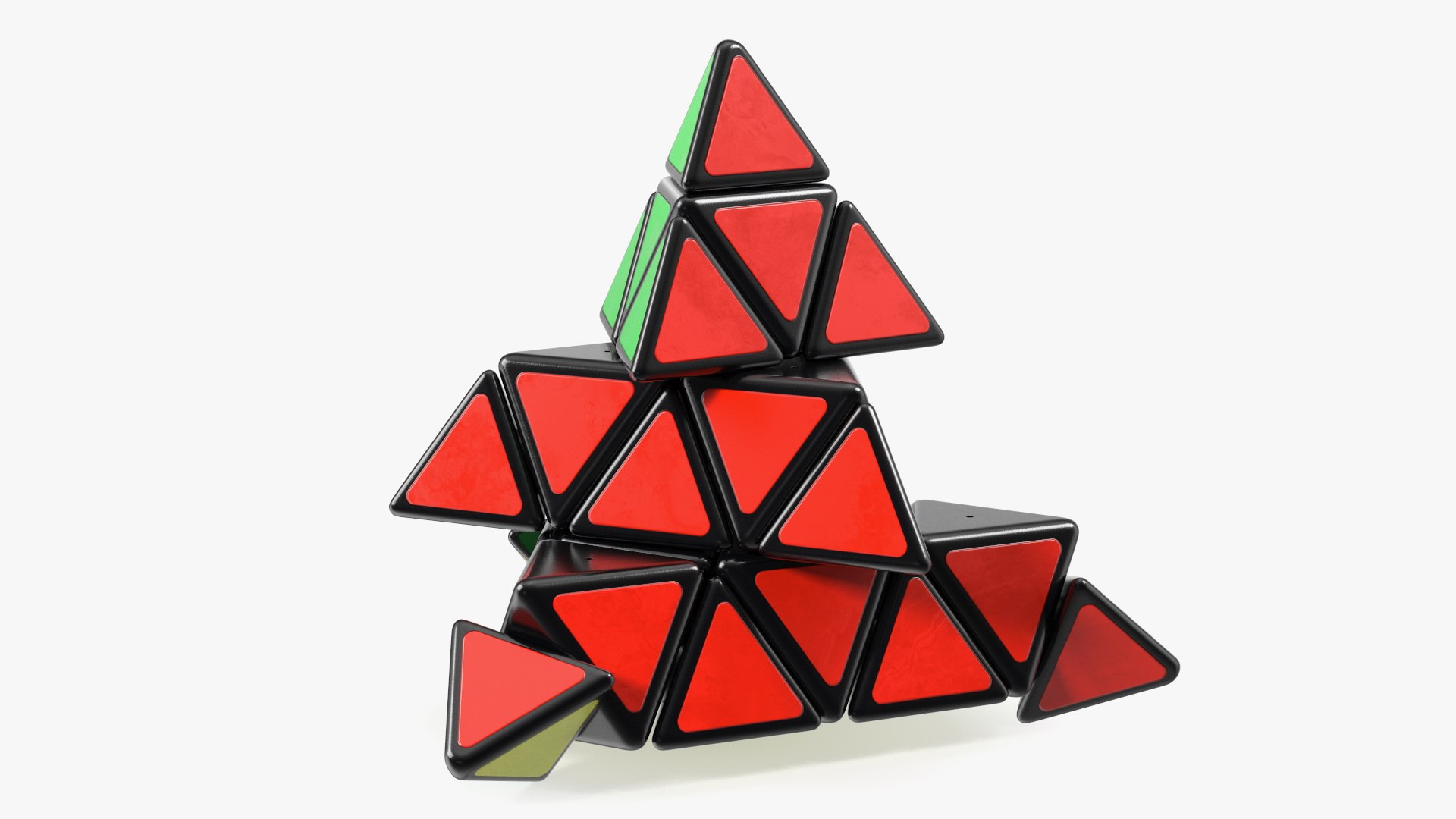 3D 3x3 Pyraminx Cube Magic Twist Model - TurboSquid 2149912
