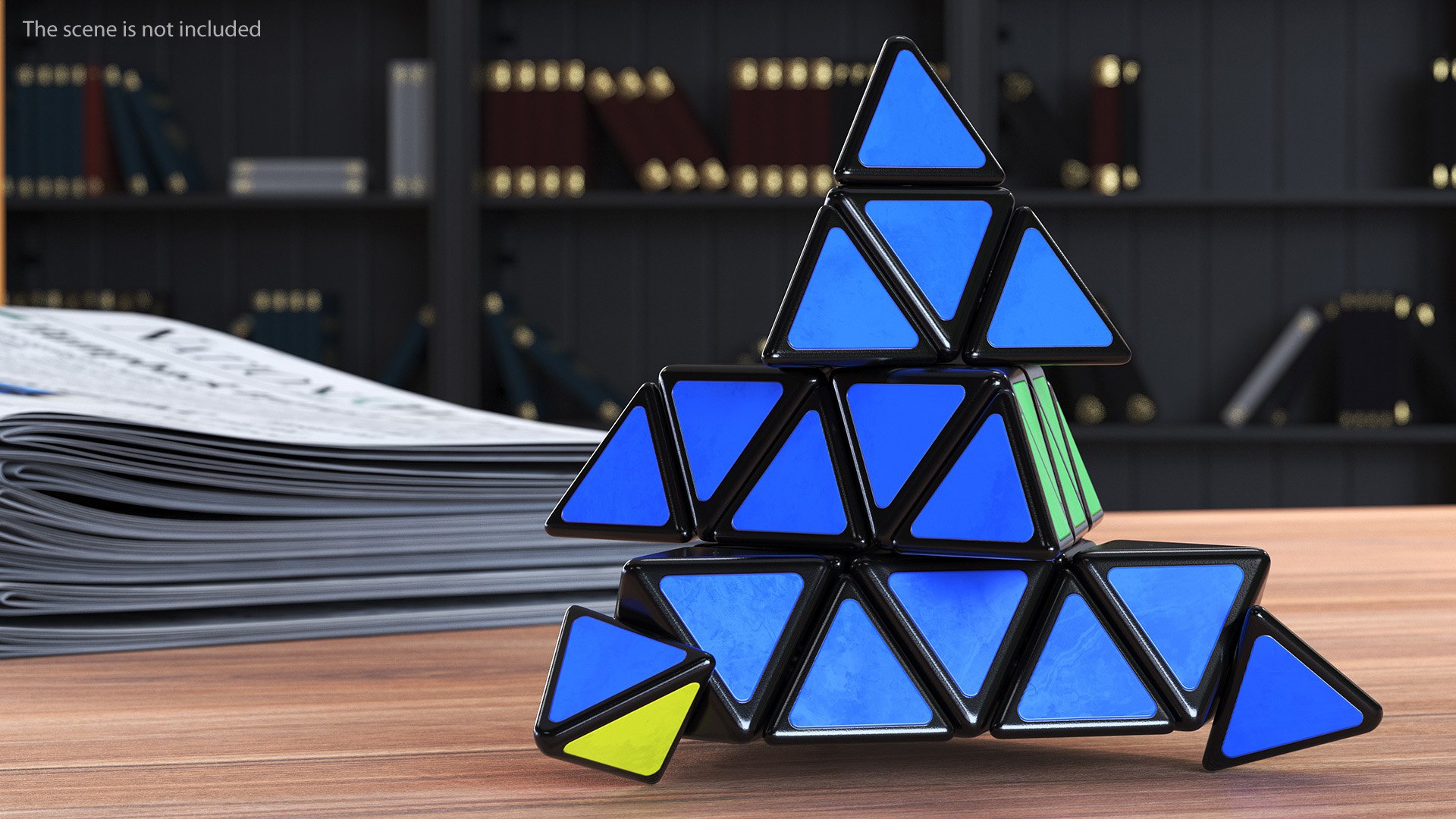 3D 3x3 Pyraminx Cube Magic Twist Model - TurboSquid 2149912