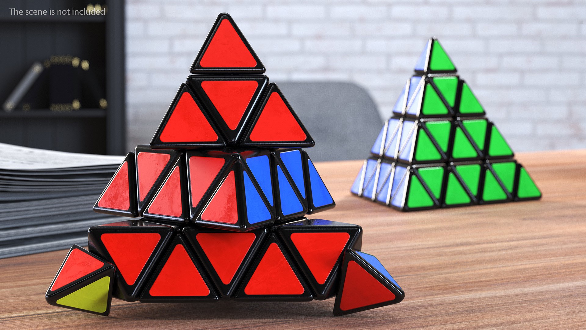 3D 3x3 Pyraminx Cube Magic Twist Model - TurboSquid 2149912