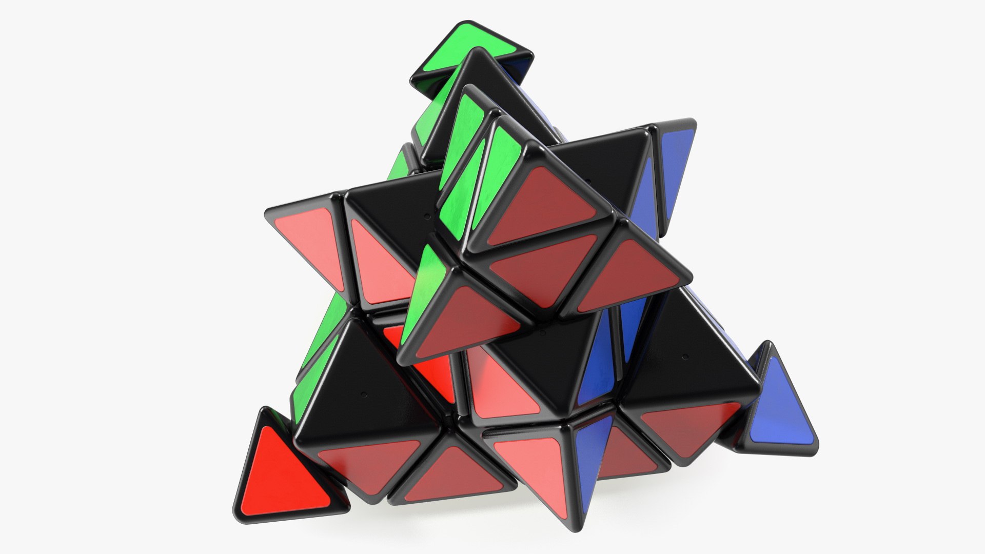 3D 3x3 Pyraminx Cube Magic Twist Model - TurboSquid 2149912