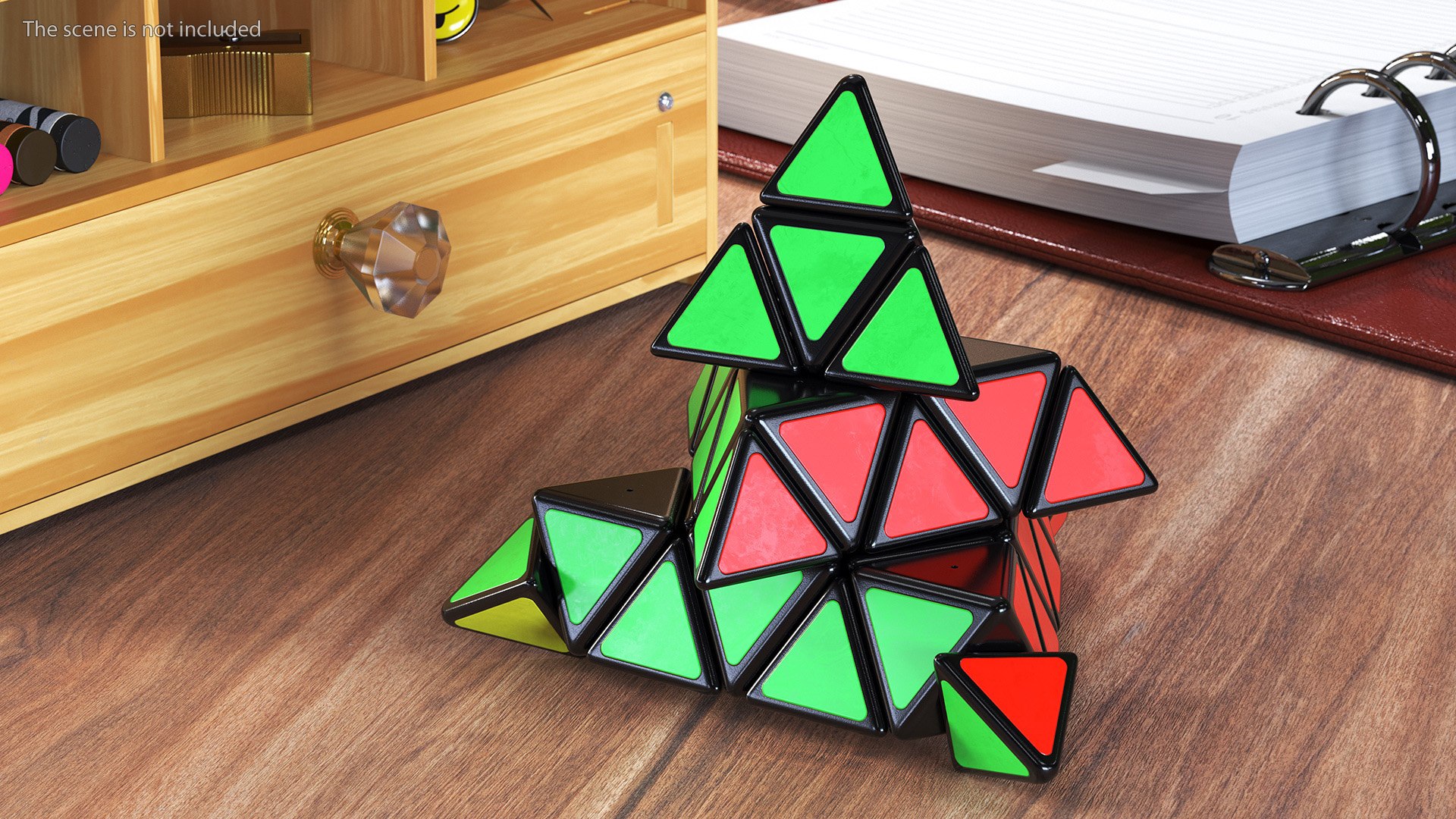 3D 3x3 Pyraminx Cube Magic Twist Model - TurboSquid 2149912