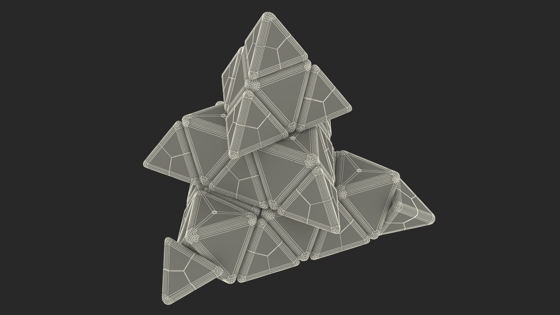 3D 3x3 Pyraminx Cube Magic Twist Model - TurboSquid 2149912