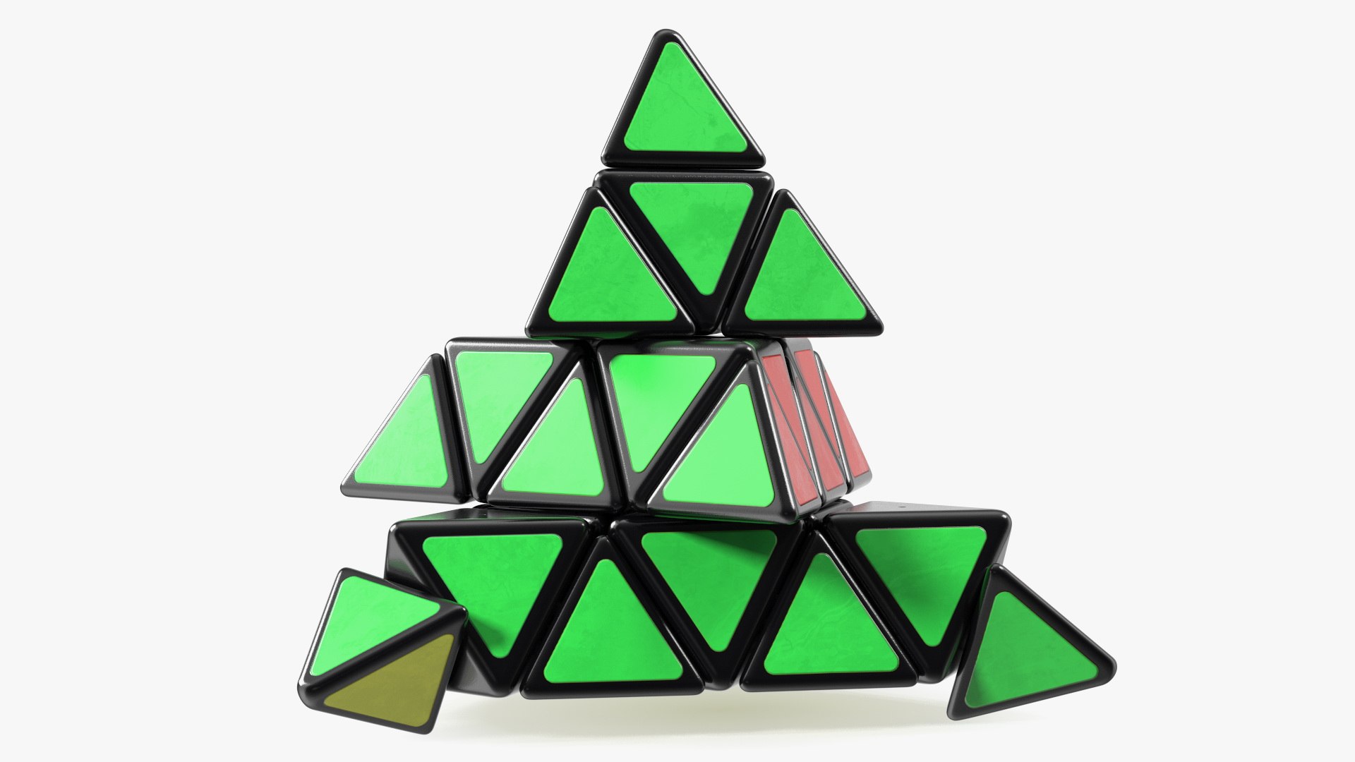 3D 3x3 Pyraminx Cube Magic Twist Model - TurboSquid 2149912