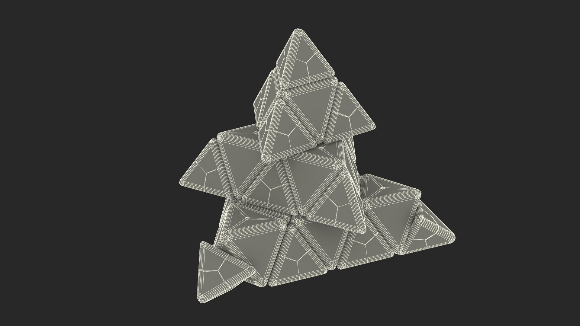 3D 3x3 Pyraminx Cube Magic Twist Model - TurboSquid 2149912