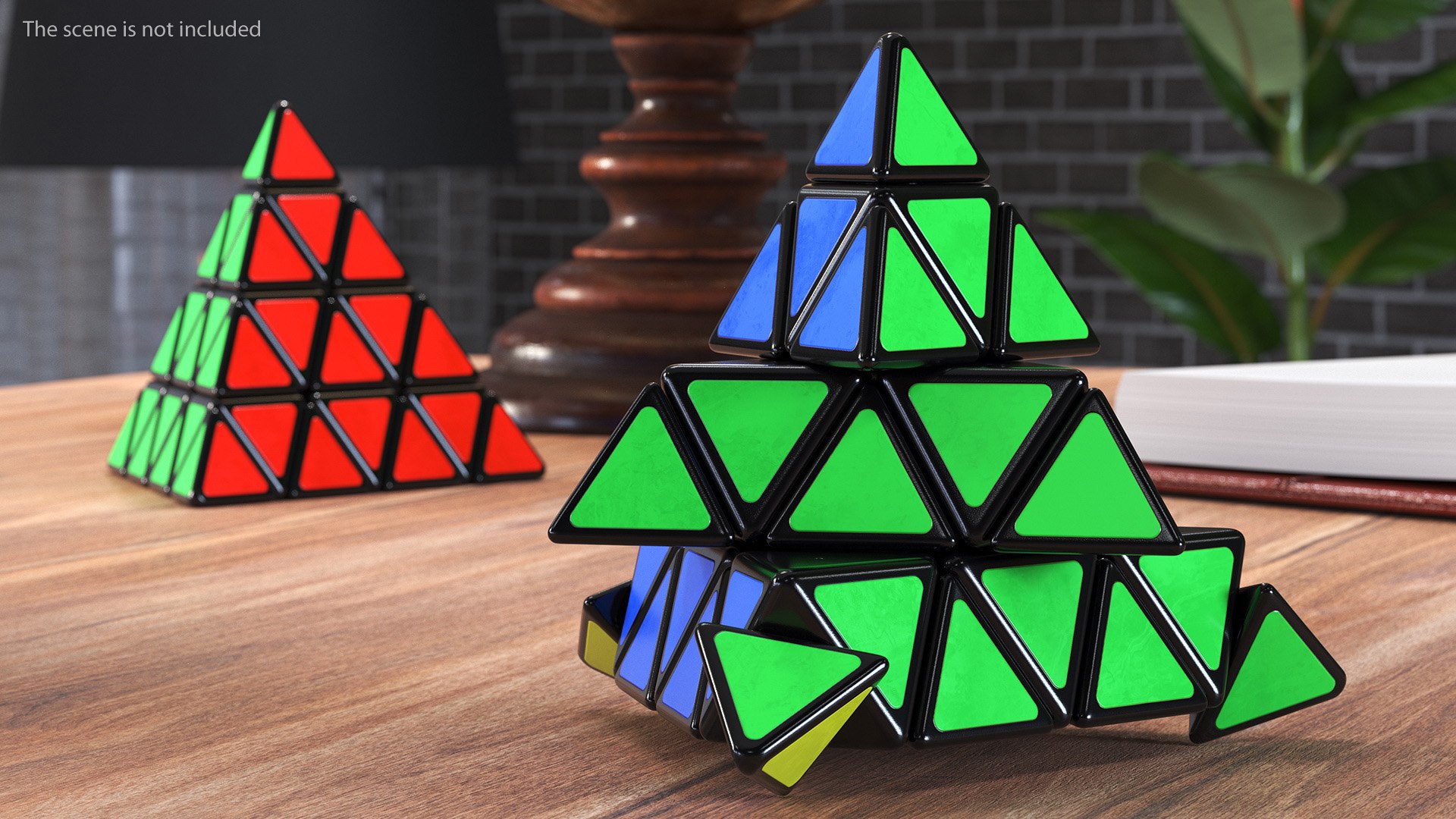 3D 3x3 Pyraminx Cube Magic Twist Model - TurboSquid 2149912