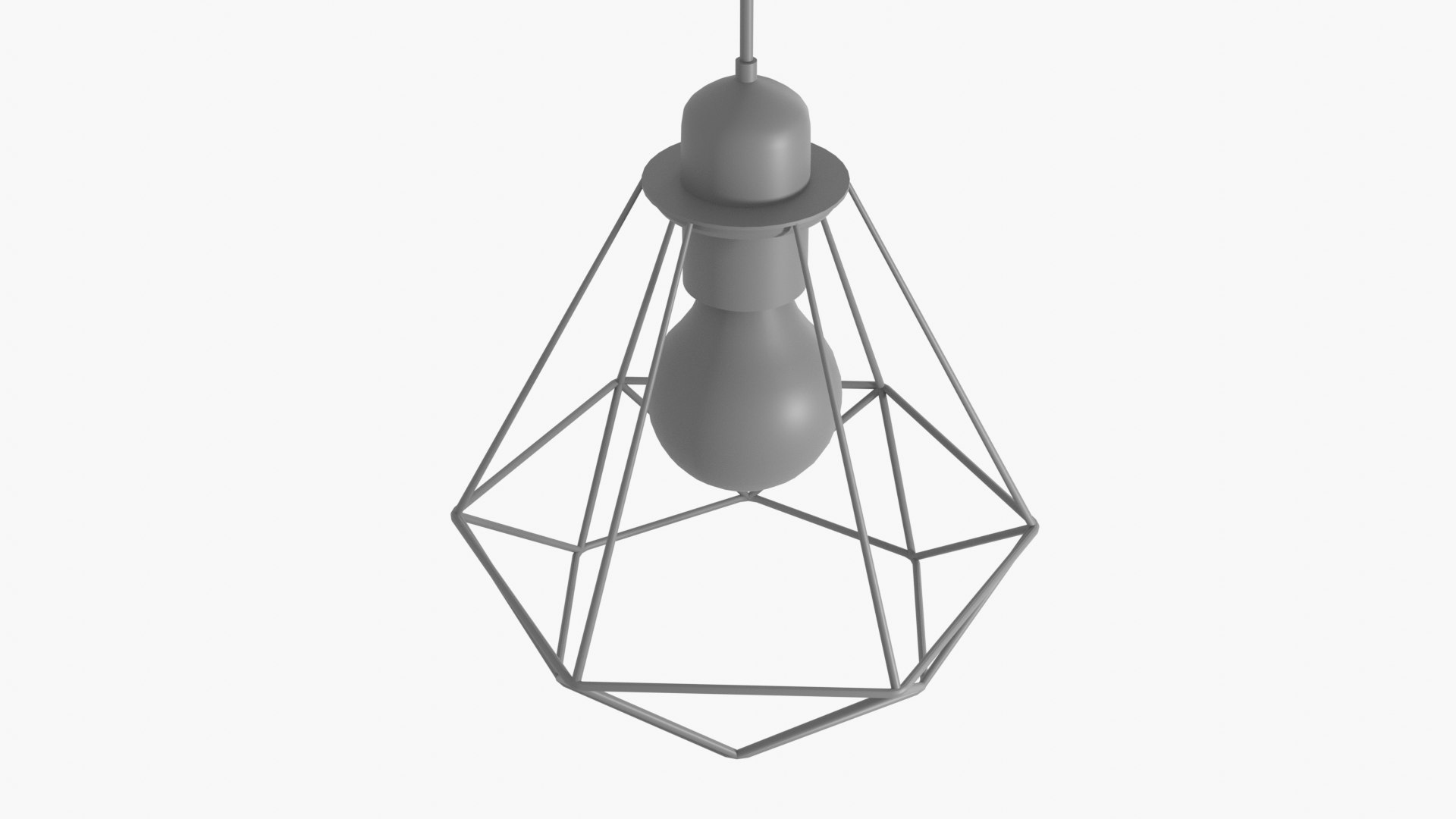 3D Diamond Shape Hanging Light - TurboSquid 2011025