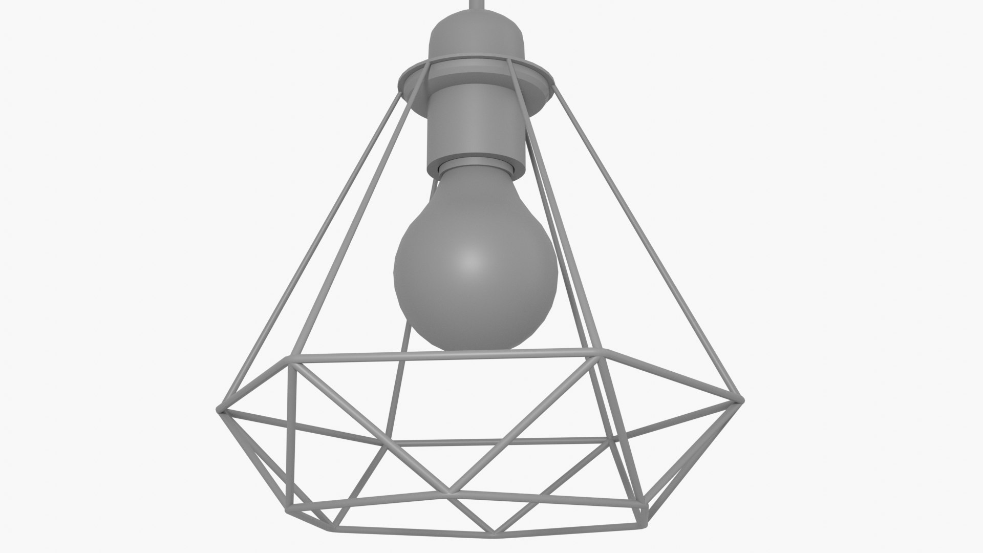 3D Diamond Shape Hanging Light - TurboSquid 2011025