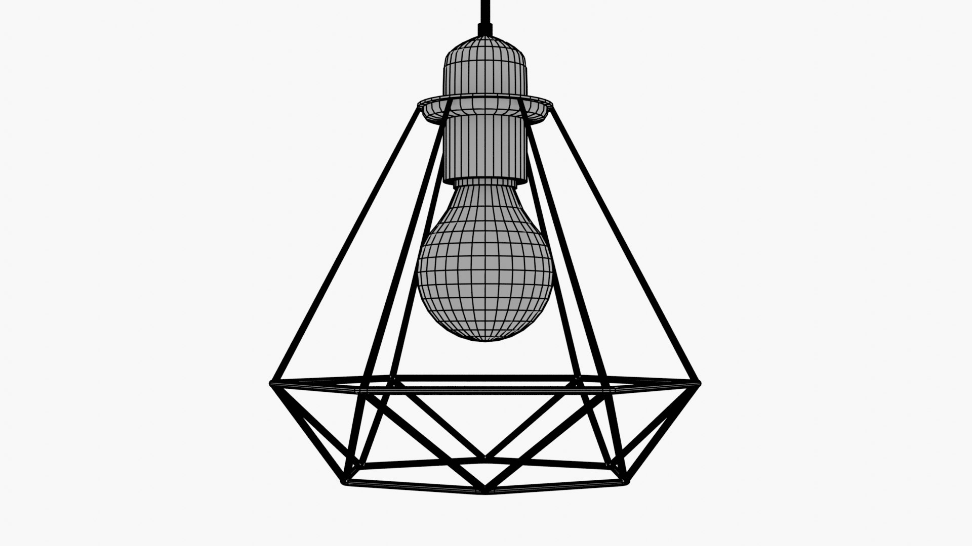 3D Diamond Shape Hanging Light - TurboSquid 2011025