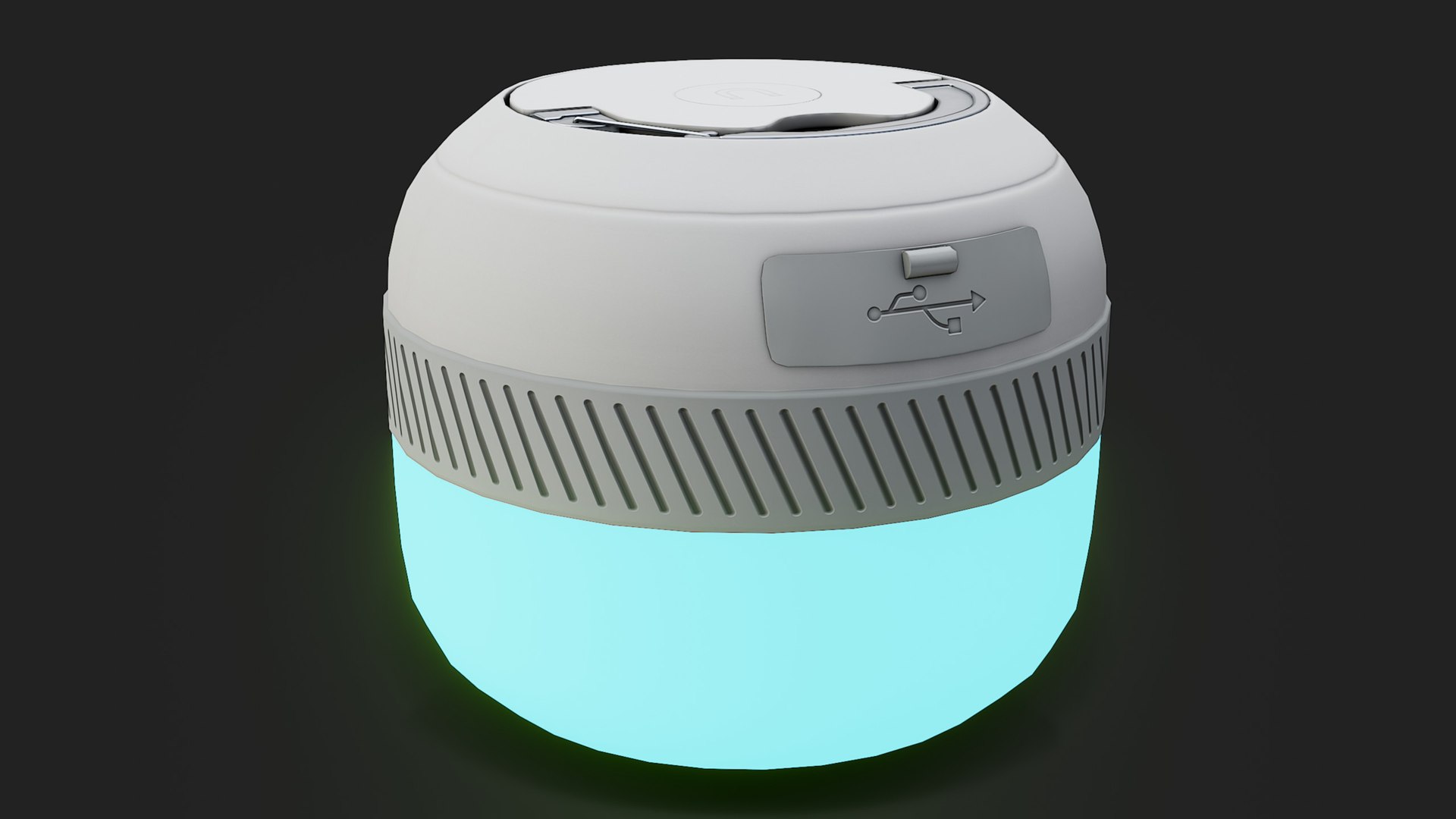 Blue Smart Modern Wireless Lamp Model - TurboSquid 2084259