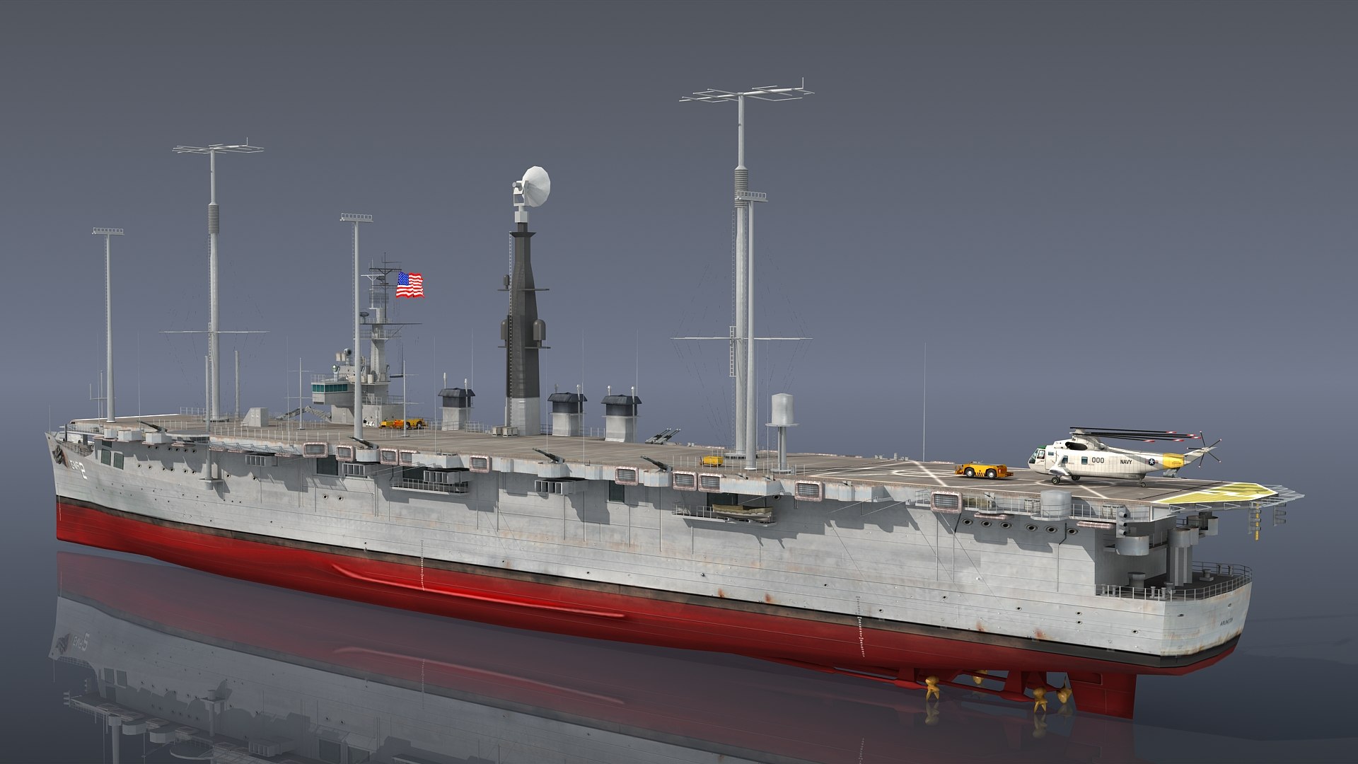 USS Arlington AGMR-2 3D Model - TurboSquid 2096804
