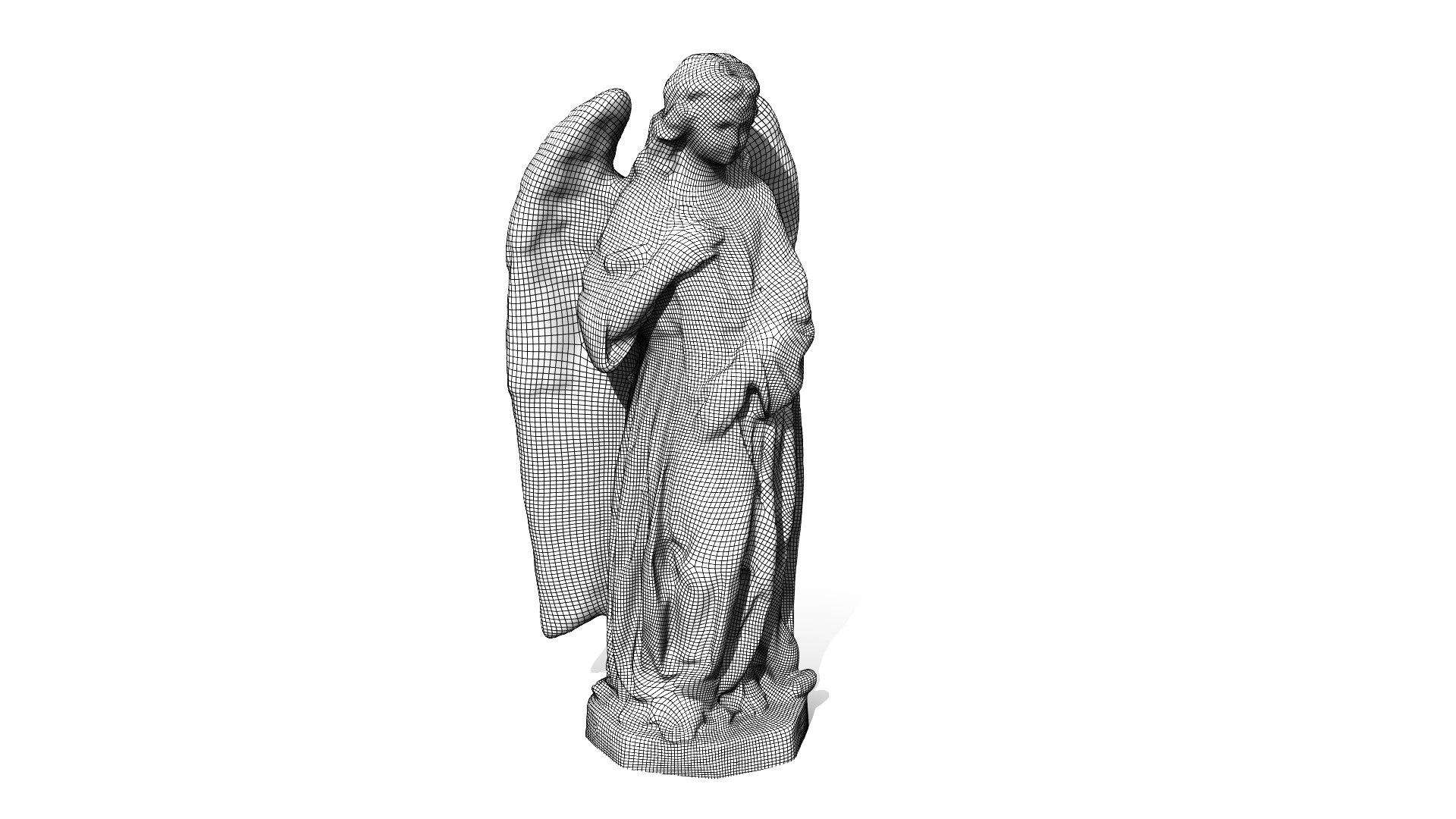 3D angel statue - TurboSquid 1606579
