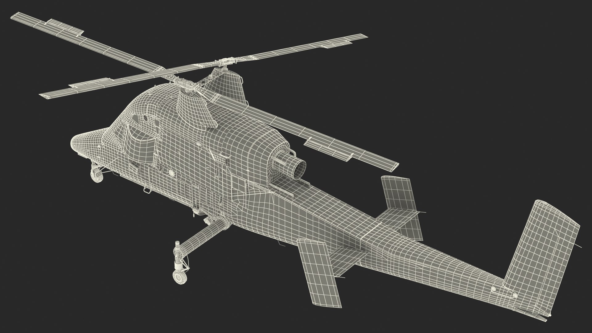 3D Synchropter Helicopter Rigged model - TurboSquid 1808201
