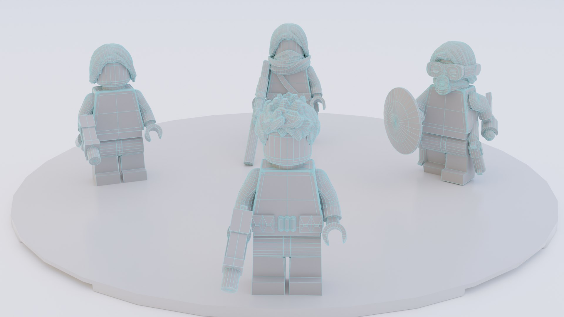 Lego Winter Soldier Mini Pack 3D Model - TurboSquid 1987152