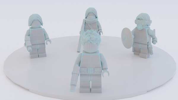 Lego Winter Soldier mini pack3Dモデル - TurboSquid 1987152