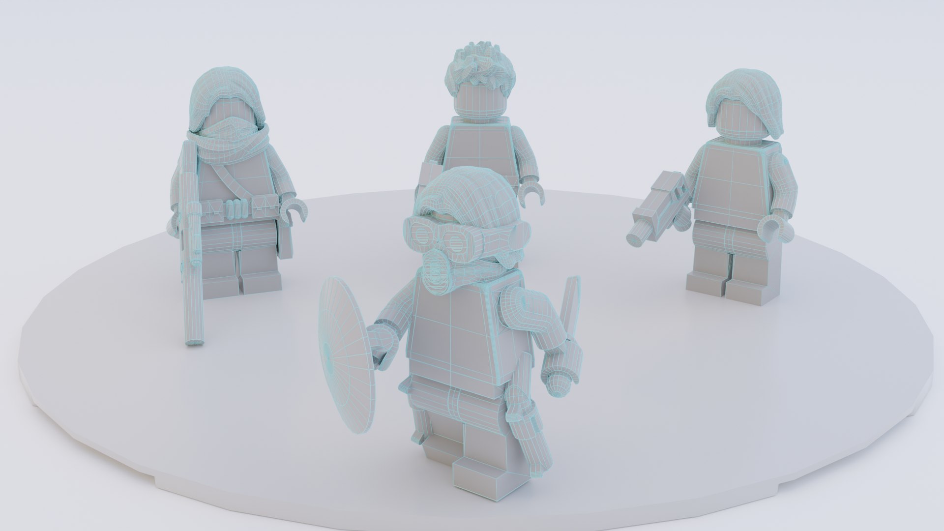 Lego Winter Soldier Mini Pack 3D Model - TurboSquid 1987152