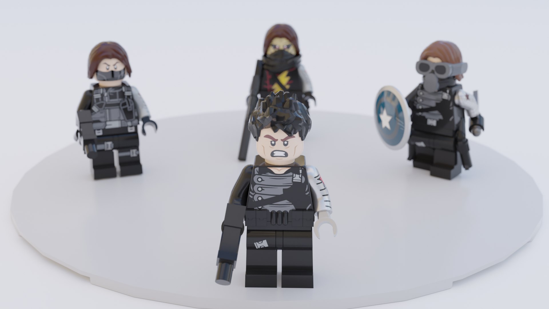 Lego Winter Soldier Mini Pack 3D Model - TurboSquid 1987152